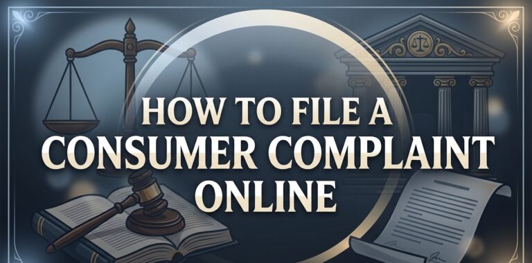 How to File a Consumer Complaint Online (2026 Guide) - LAWS STUDY
